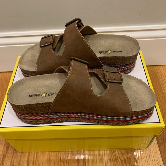 Seven Dials | Shoes | Seven Dials Beverlyn Slide Platform Sandal | Poshmark